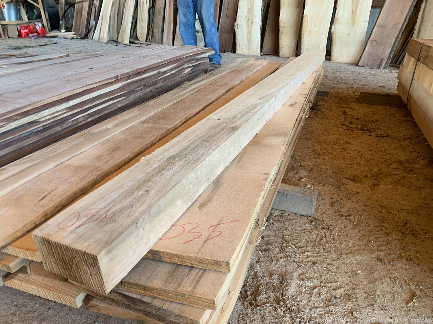 McLemore Auction Company - Auction: Hardwood Lumber and Live Edge Slabs ...