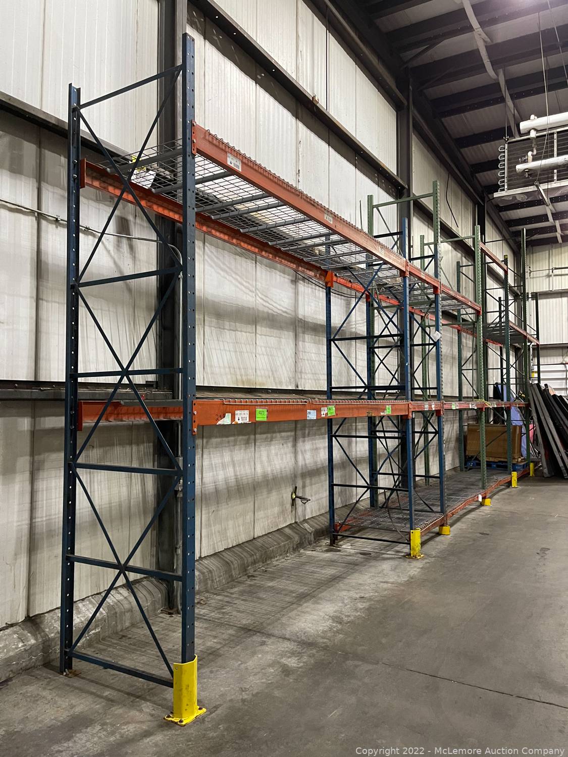 McLemore Auction Company - Auction: Warehouse Pallet Racking, Marathon ...