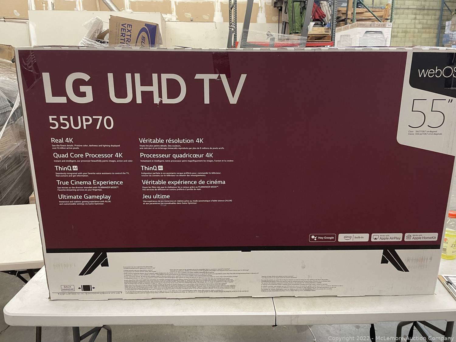 McLemore Auction Company - Auction: High End LED TVs and Wholesale ...