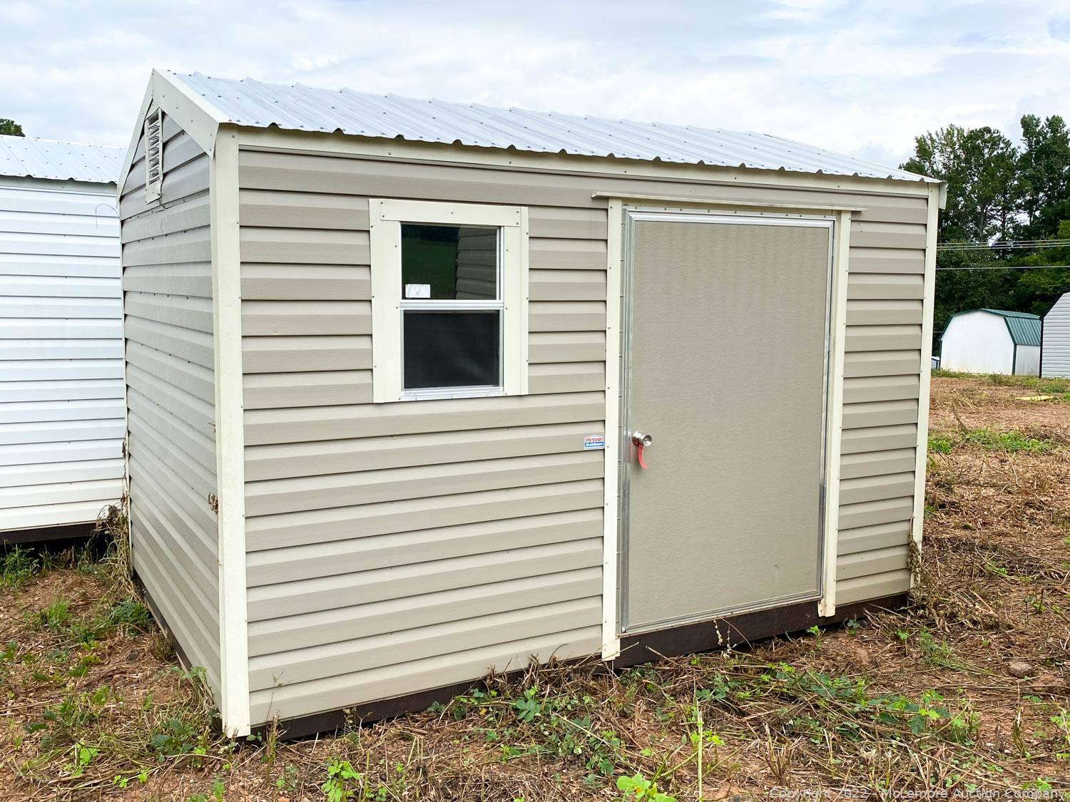 McLemore Auction Company - Auction: 55 Portable Storage Sheds Near ...