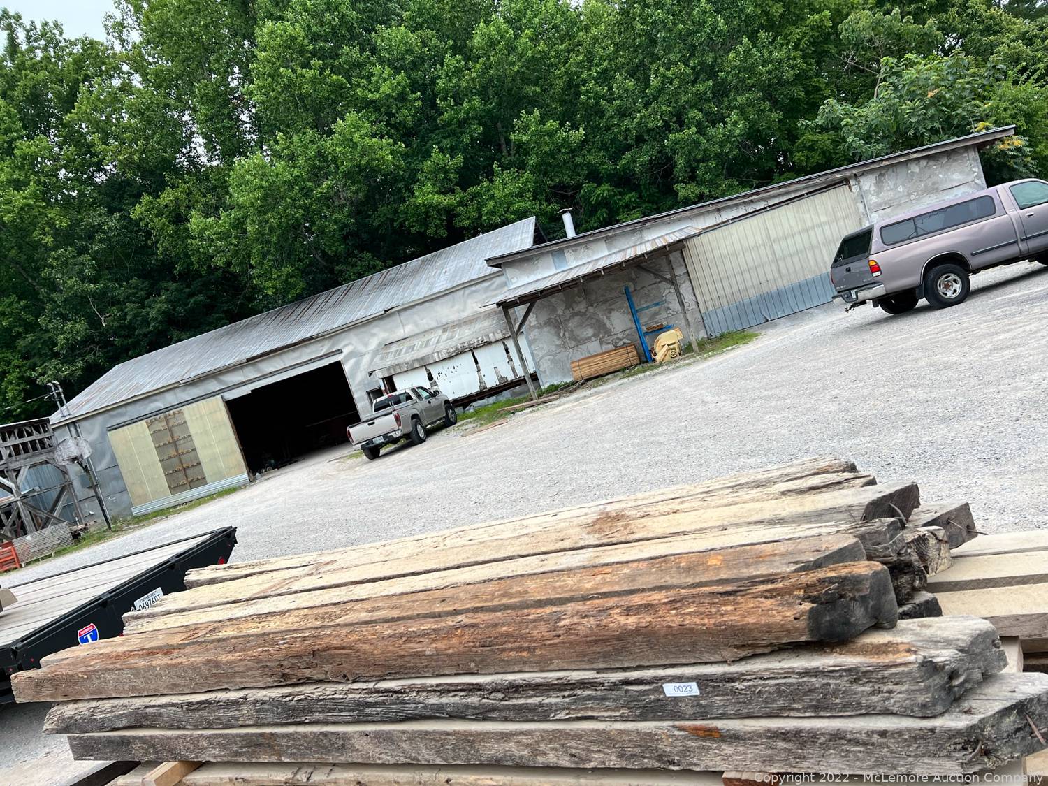 McLemore Auction Company - Auction: Surplus Lumber, Live Edge Slabs and ...