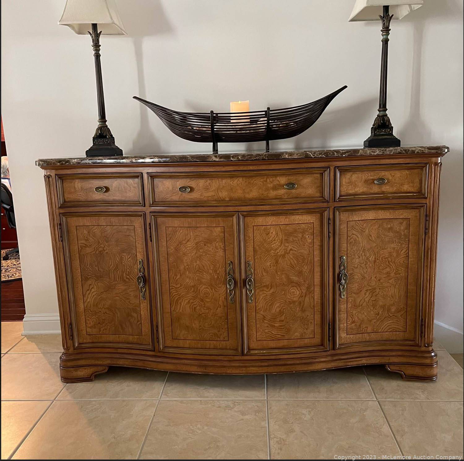 McLemore Auction Company - Auction: Brand New High End Dining, Bedroom ...