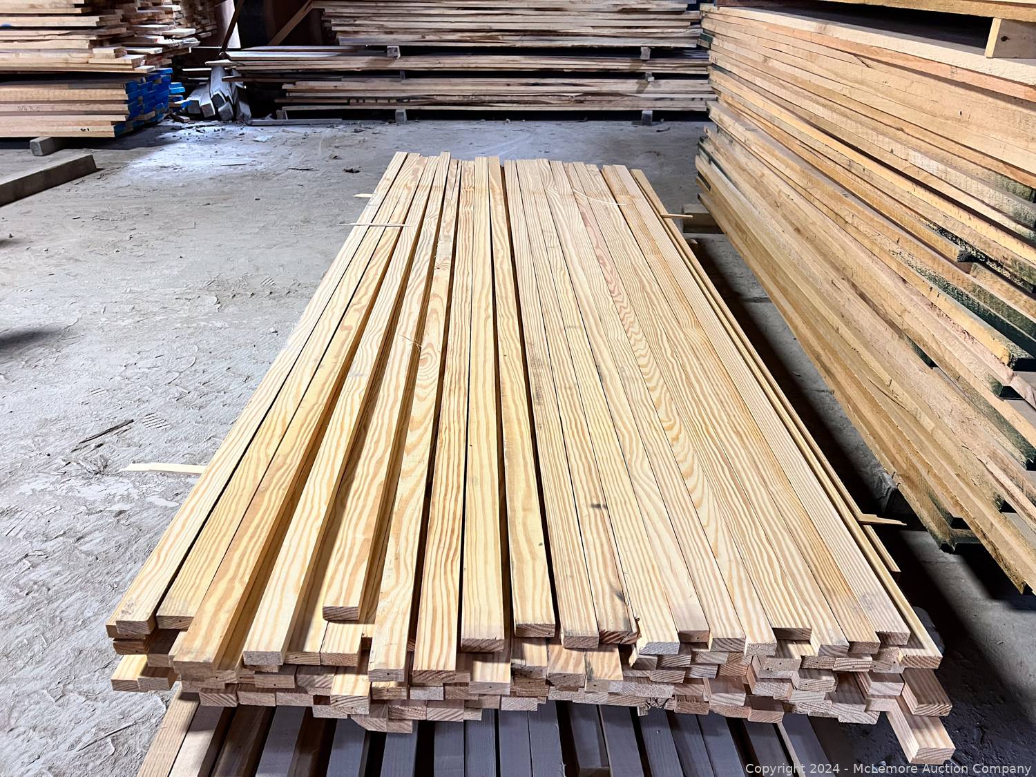 McLemore Auction Company - Auction: Surplus Lumber, Live Edge Slabs ...