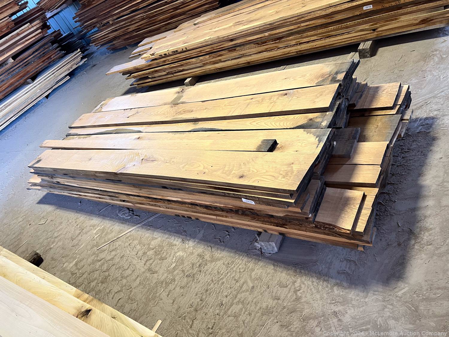 McLemore Auction Company - Auction: Surplus Lumber, Live Edge Slabs ...